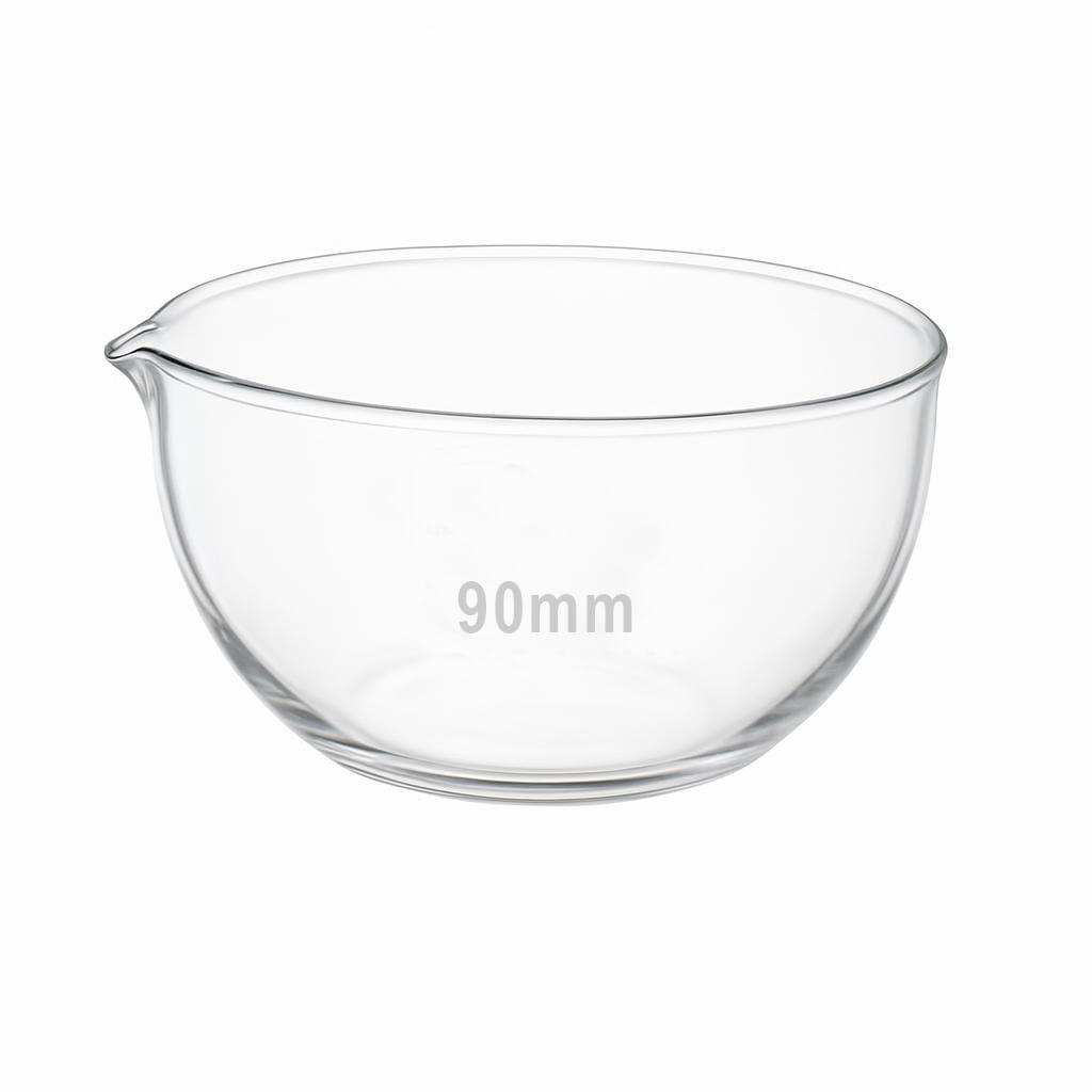 Glasskål med helletut diameter 90 mm - LabDidakt