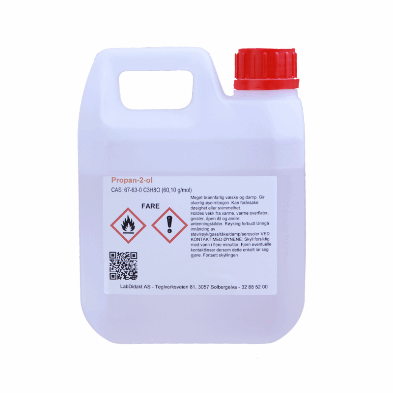 Propan-2-ol (isopropanol), 1L - LabDidakt