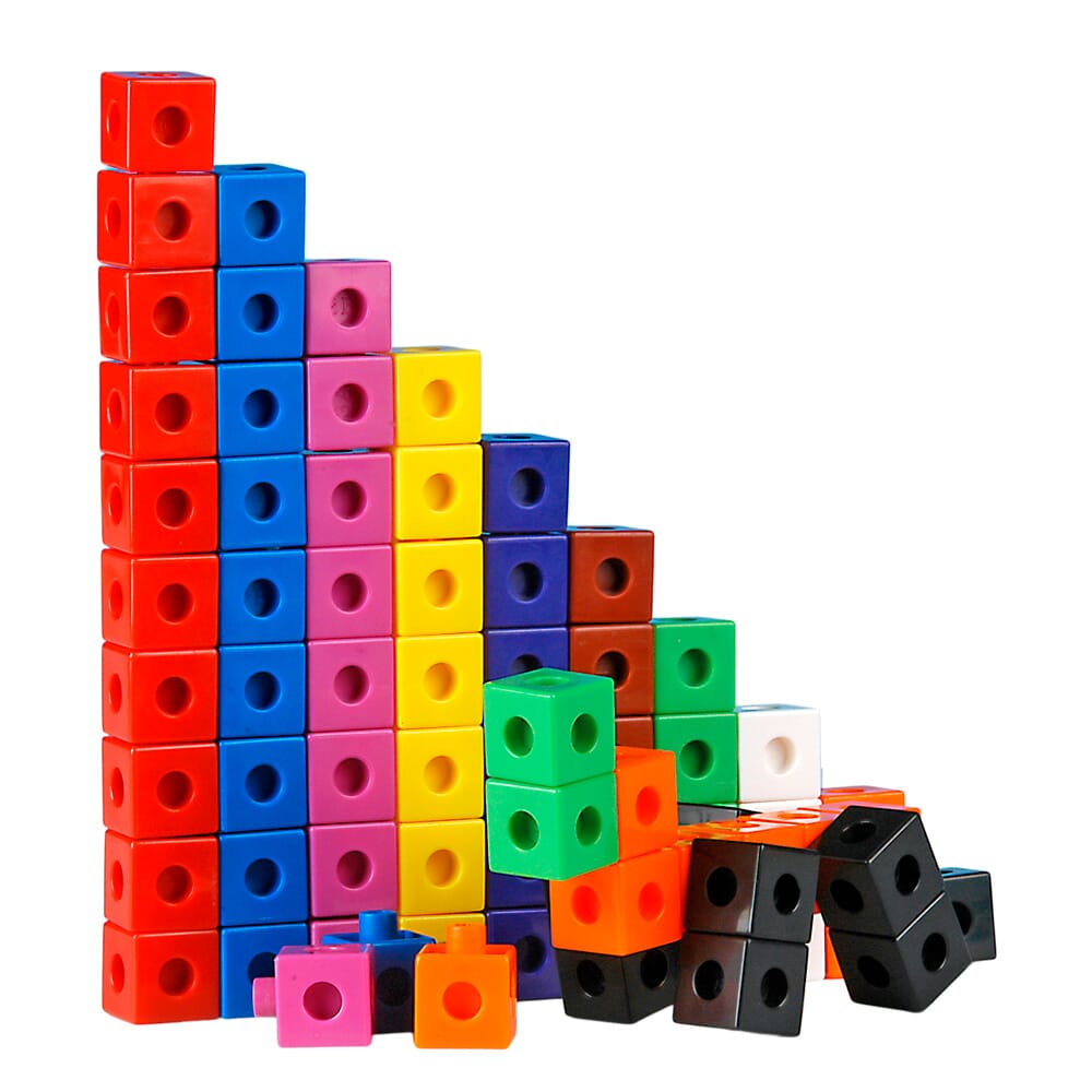 Kubber til matematikk-lab, 10x10 stk. - LabDidakt